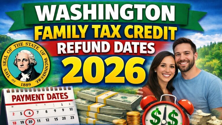 Washington Family Tax Credit Refund Dates 2026: Current Schedule ...