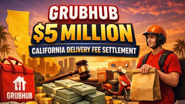 Grubhub $5 Million California Delivery Fee Settlement: File Your Claim ...